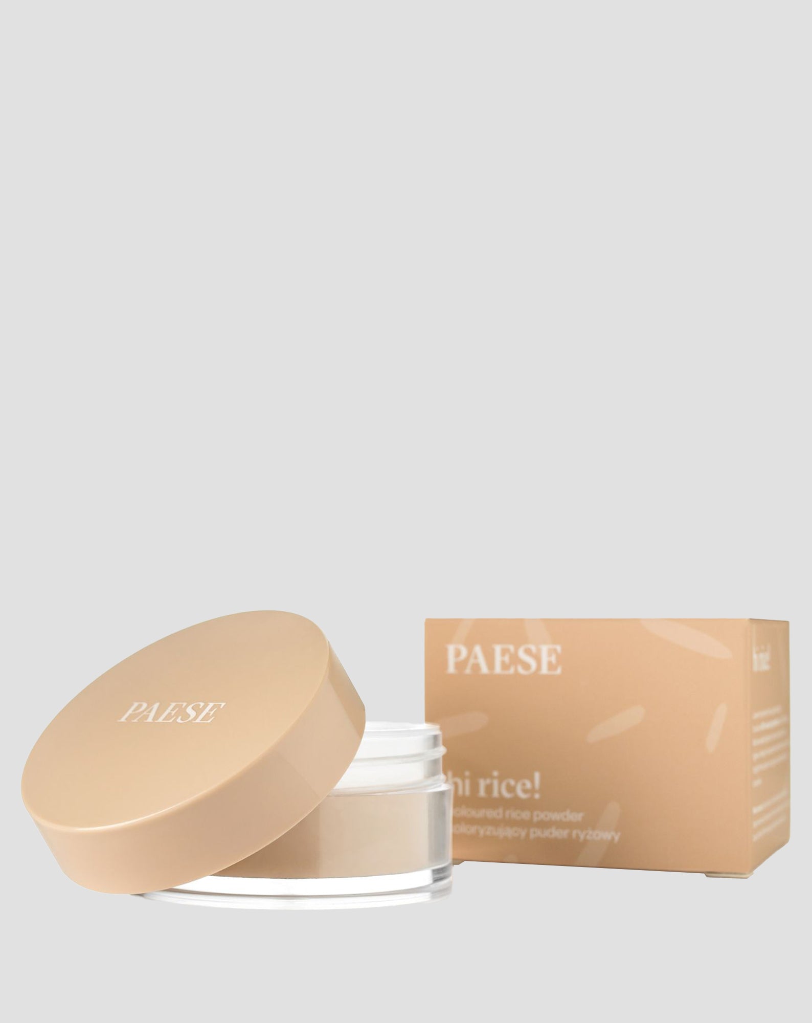 Fixering och mattning av löst rispulver naturlig färg Hi Rice Paese